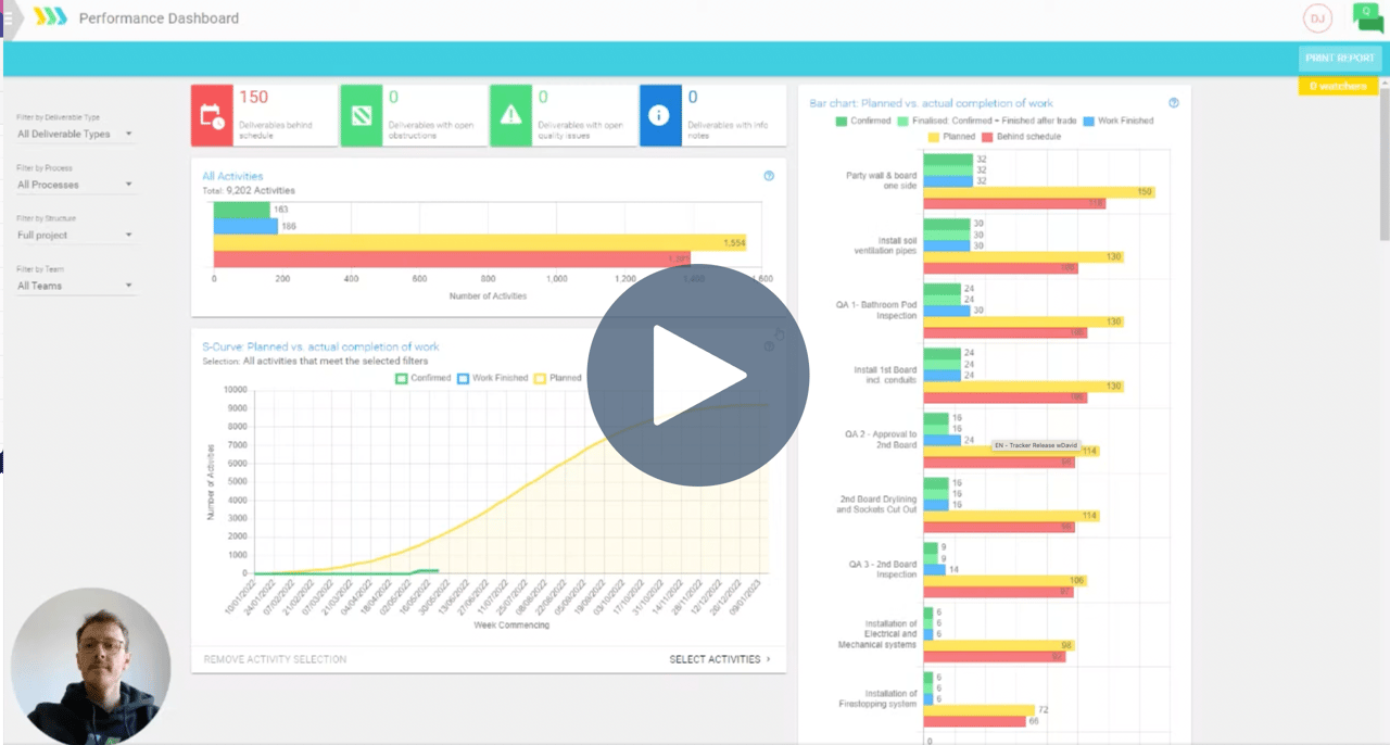 Construction Tracker Excel Template