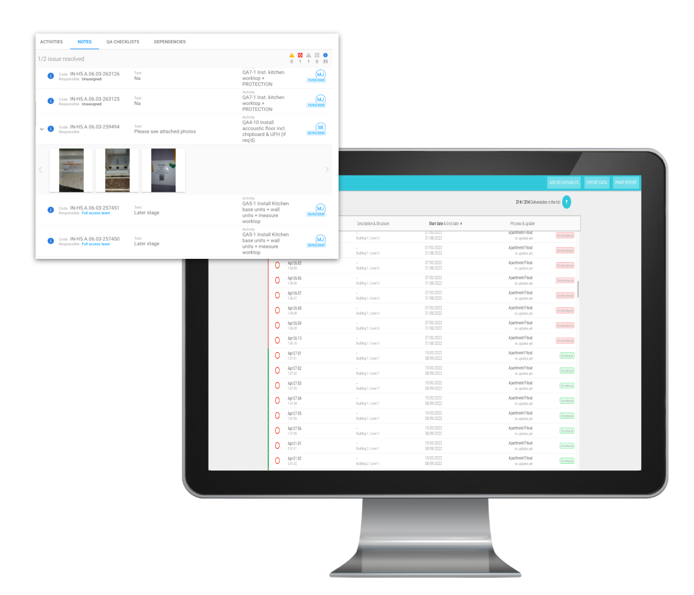 Construction Snag List Template
